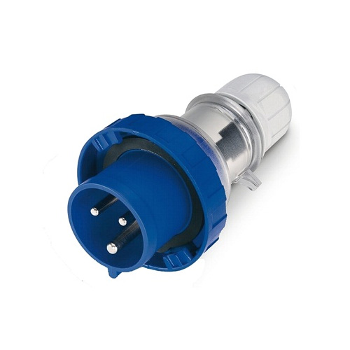 Clavija Aerea 2p+T 16a 220v 6h Azul IDE IDE2101 | IACSA México