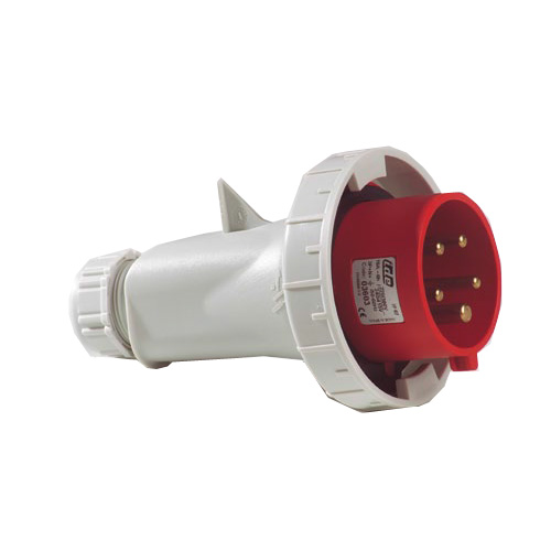 Clavija Aerea 3p+N+T 16a 440v 6h Rojo IDE IDE 3103 | IACSA México